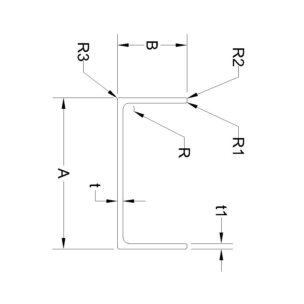Equal Thickness Channels - Bonnell Aluminum - Bonnell Aluminum